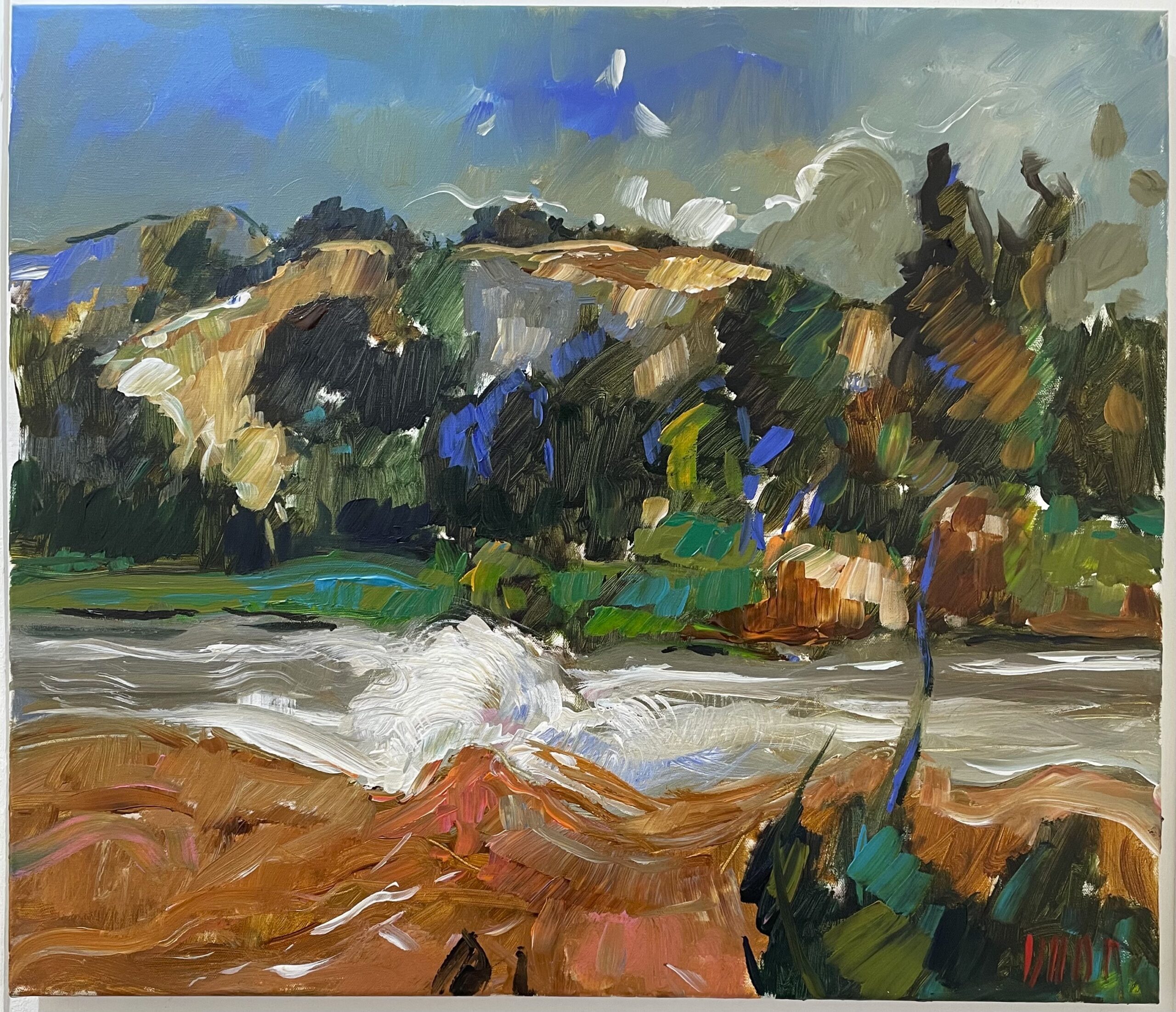 Benjamín Morales "Dadá" - "Altos del Río Maipo" (2022). - Galeria Boston