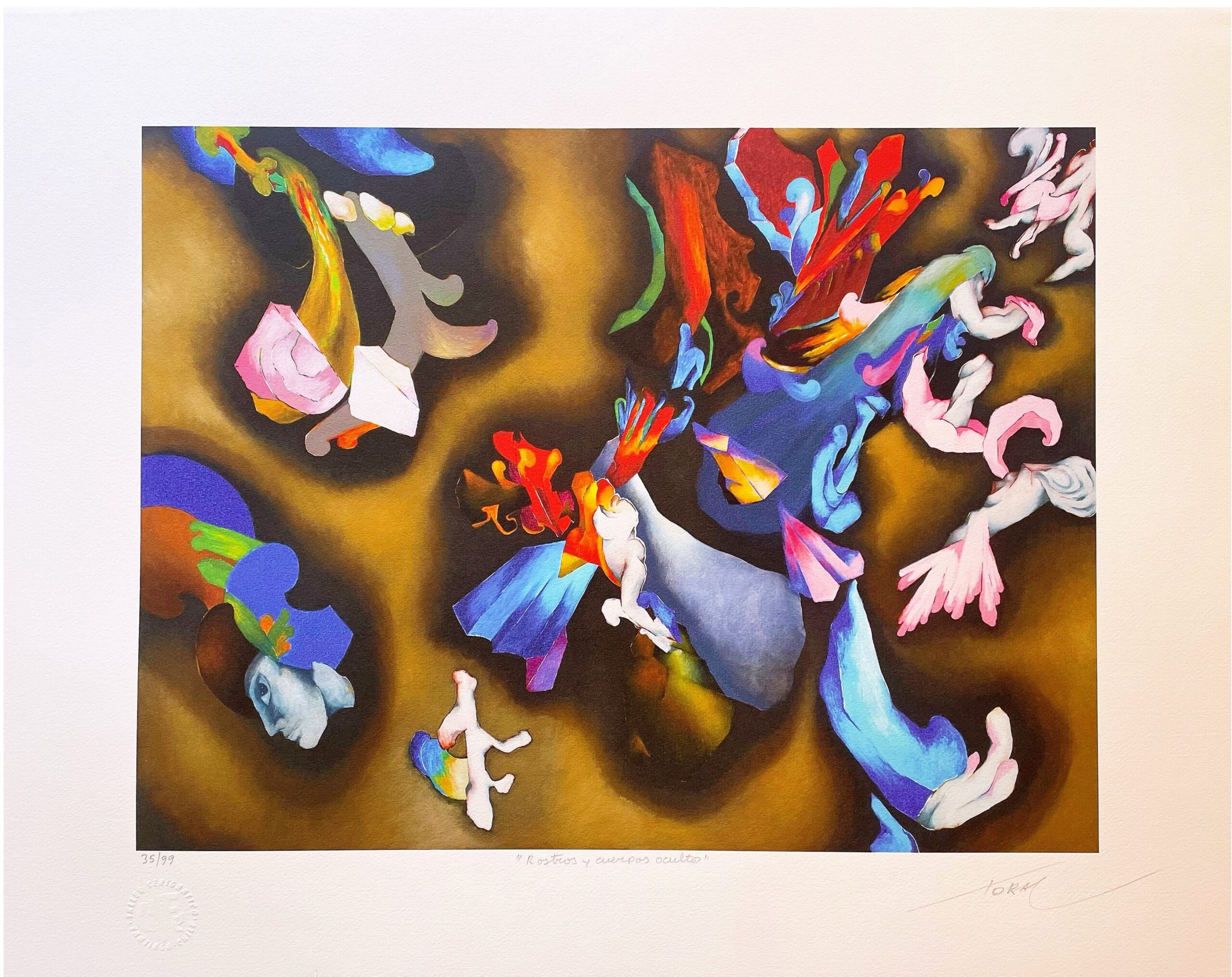 VENDIDO - Mario Toral: Rostros y Cuerpos Ocultos. (Formato Grande ...